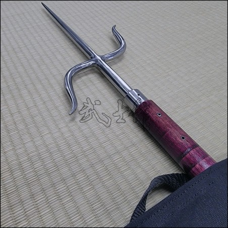 Nunti Bo - Purple Heart with polished manji