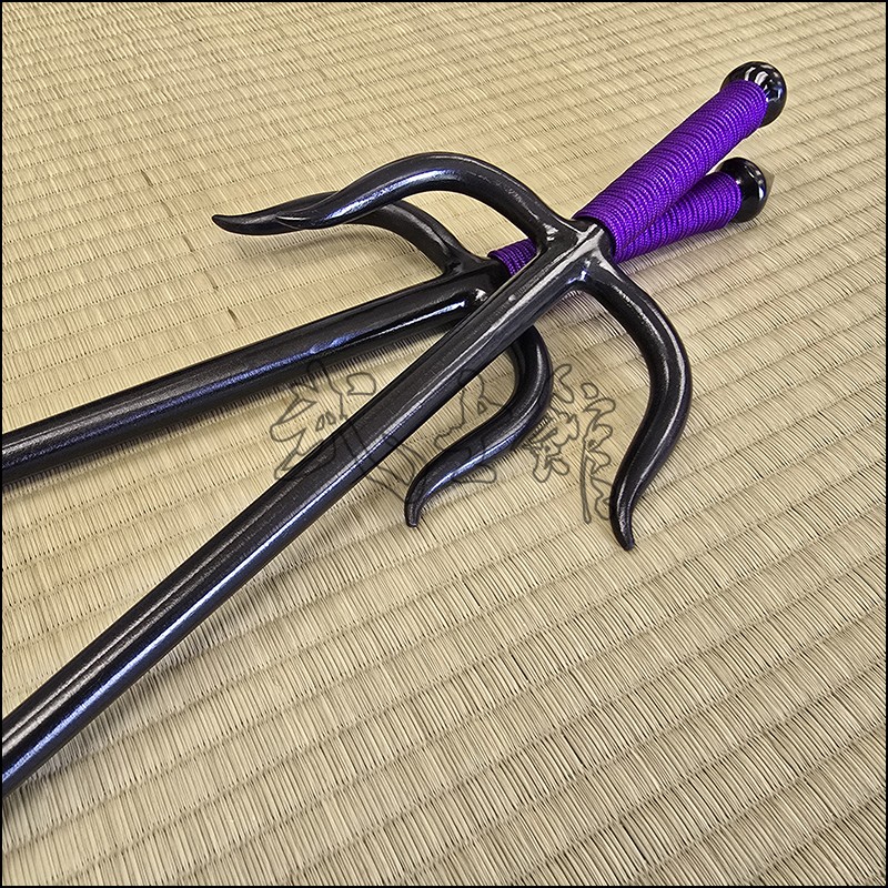 Sai 3 - Special Sai with natural finish and purple cord